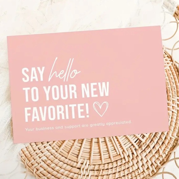 Shipping | Office | 5 Beautiful Say Hello To Your New Favorite Thank ...